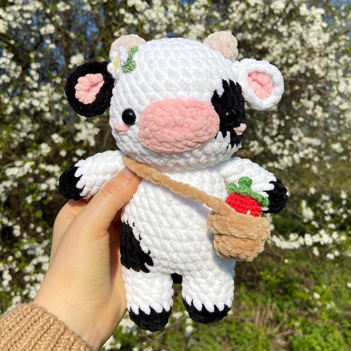 Milk Cow Crochet Pattern Milk Cow Pattern Baby Cow Amigurumi PDF ...