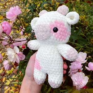 Cow Plush Crochet Pattern Pink Cow Pattern Baby Cow Amigurumi PDF ...