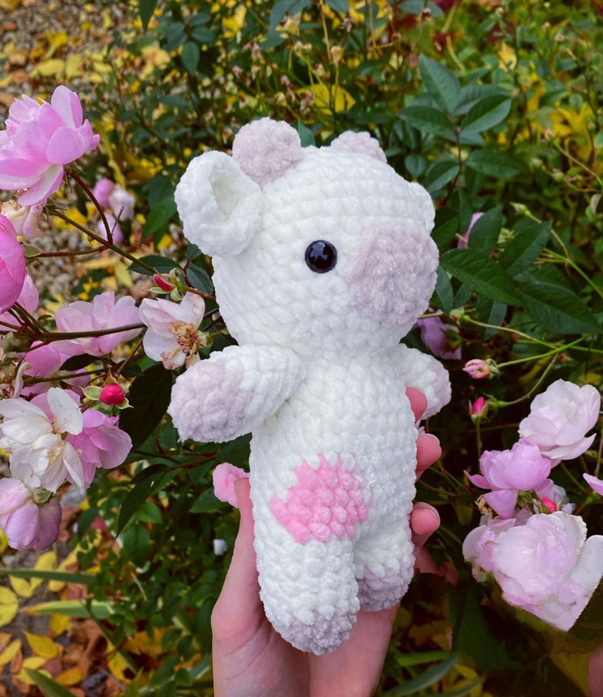 Cow Plush Crochet Pattern Pink Cow Pattern Baby Cow Amigurumi PDF ...