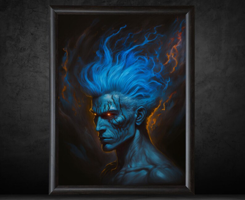 Hades Reimagined Print, Hades Painting Print, Renaissance Art, Hades ...