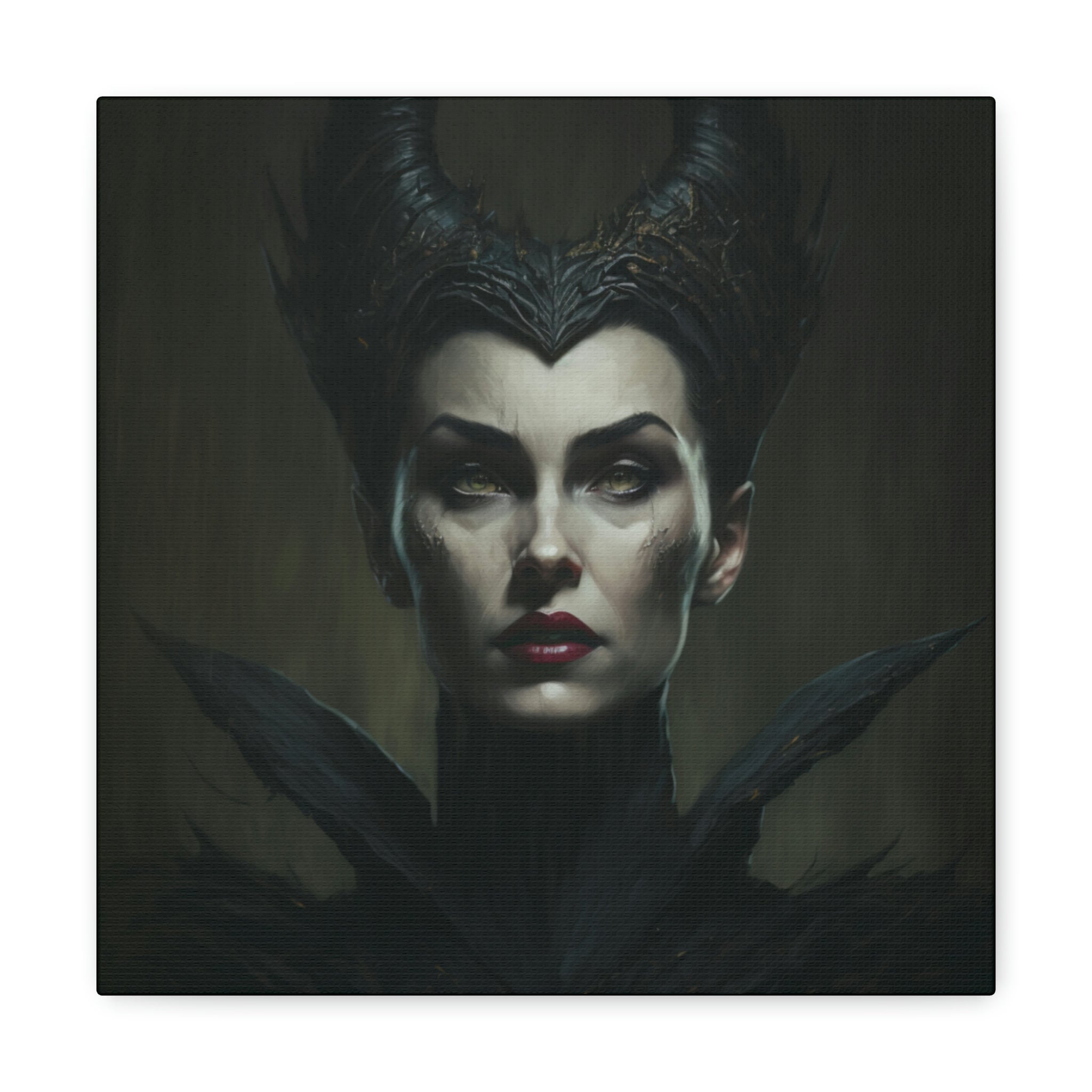 Maleficent Reimagined Print, Maleficent Painting Print, Renaissance Art ...