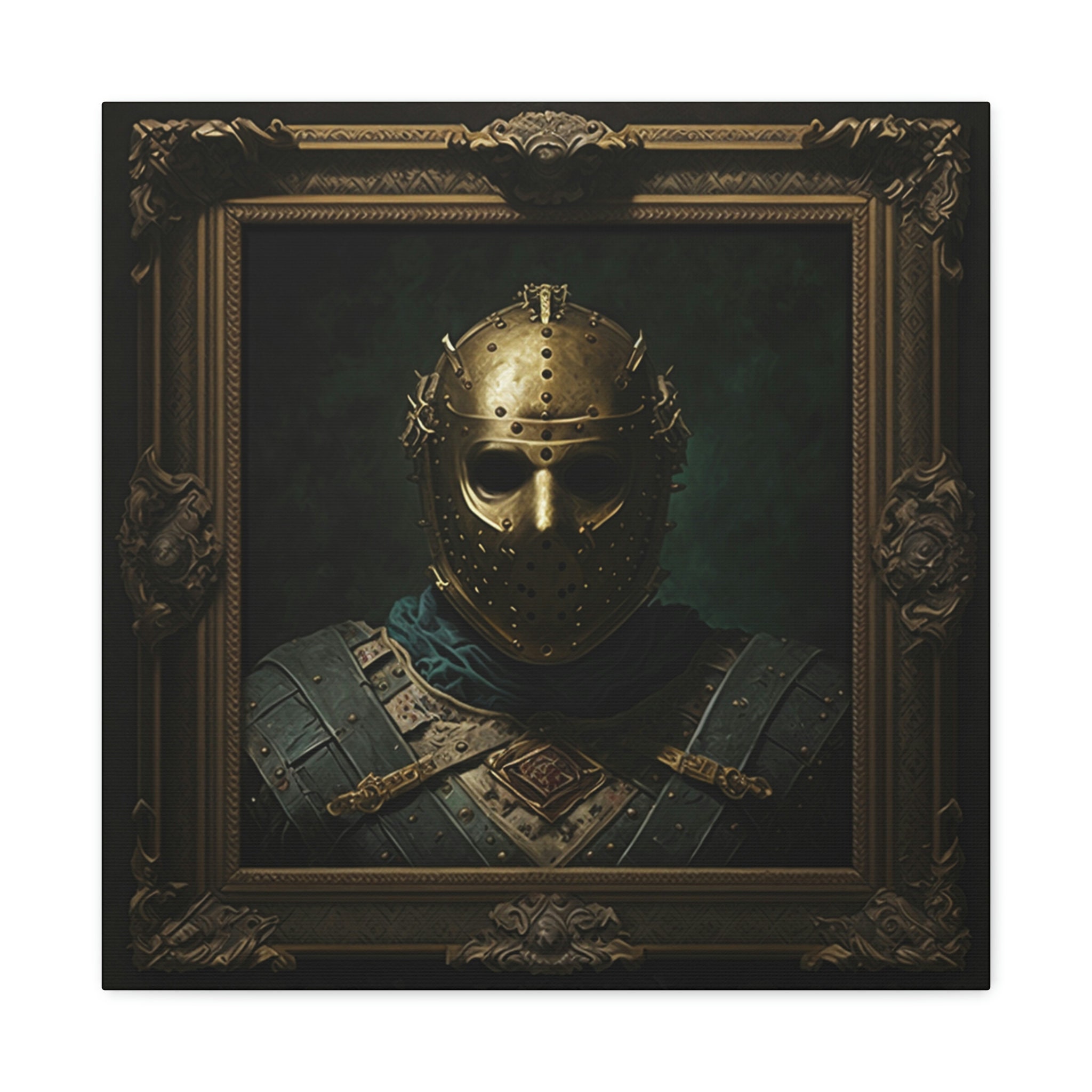 Jason Vorhees Victorian Style Art Print, Surrealism Gothic Art ...