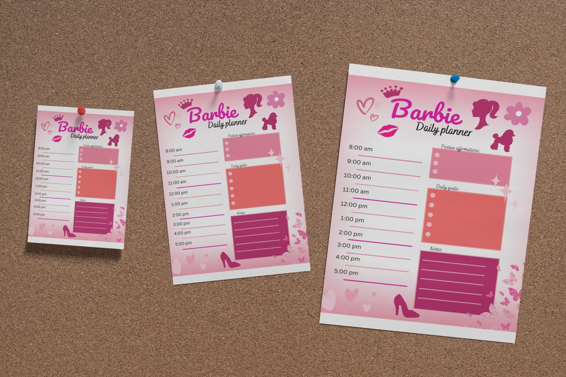 Barbie Doll Planner for Girl Pink Barb Planner for Daughter - Etsy