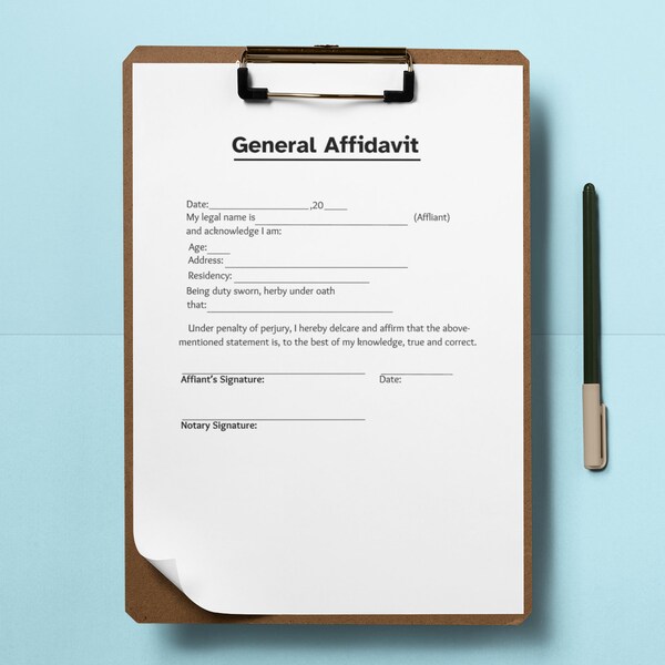 Affidavits - Etsy