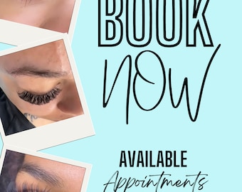 DIY Editable Book Now Flyer, DIY Appointments Available Template ...