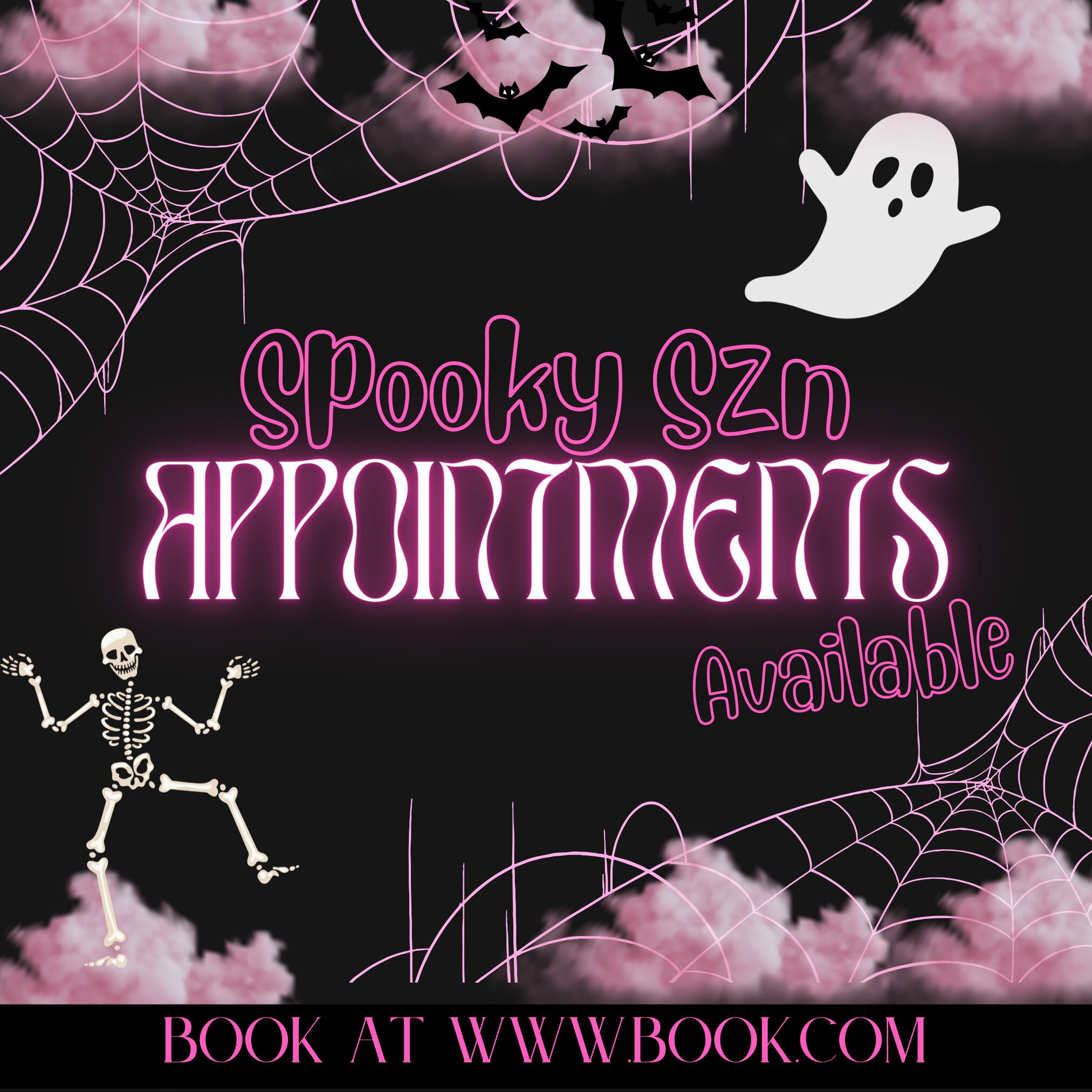 Halloween Mini Bundle, October Flyers, Available Appointment Flyers ...