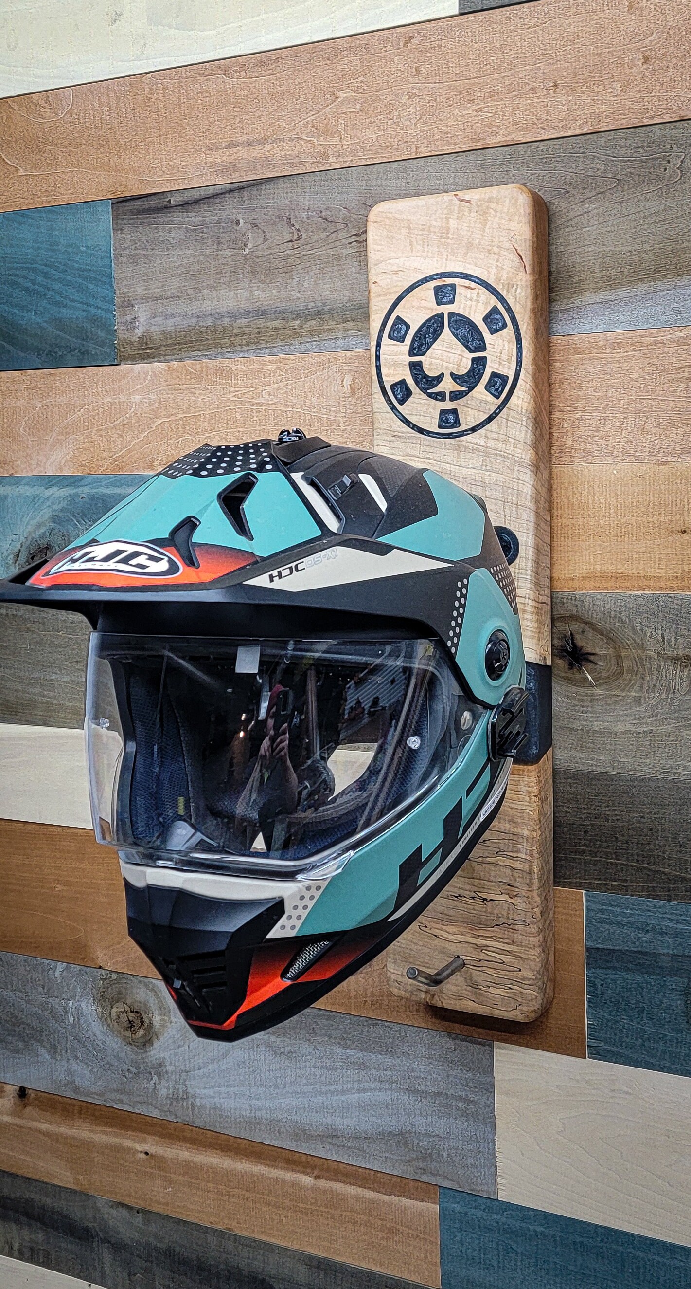 Motorcycle Helmet, and Jacket Holder - Etsy