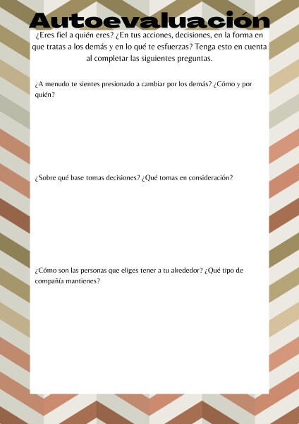 Who Am I? Identity Spanish Mental Health Therapy Worksheet - Etsy