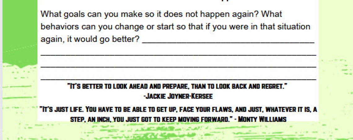 Dealing With Regret, Therapy Worksheet, Mental Health - Etsy