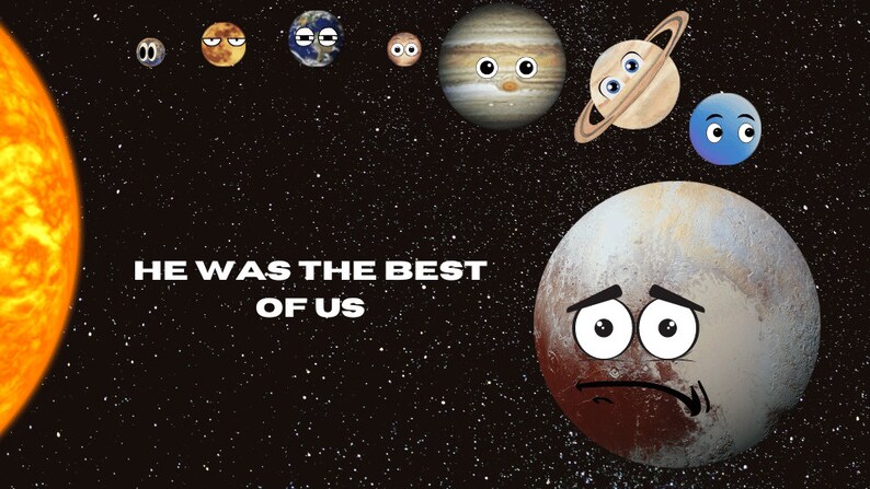 Funny Pluto Digital Art or Wallpaper - Etsy