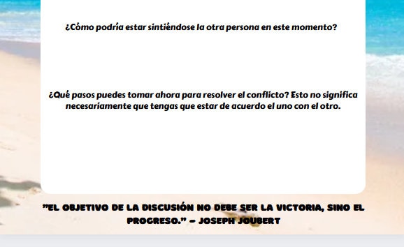 Conflict Resolution Mental Health Spanish Worksheet Digital Printable ...