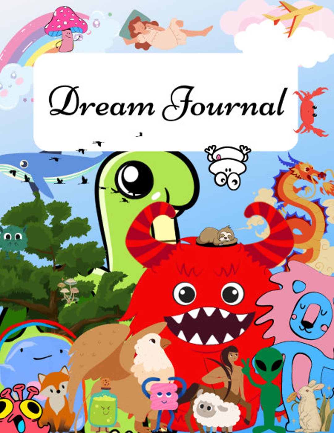 Dream Journal Editable Digital Download - Etsy