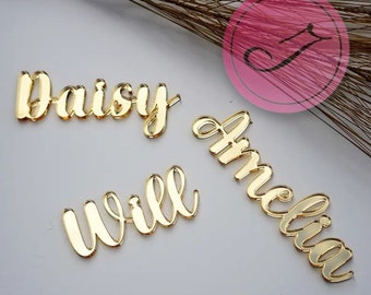 Acrylic Name Label - Etsy Australia