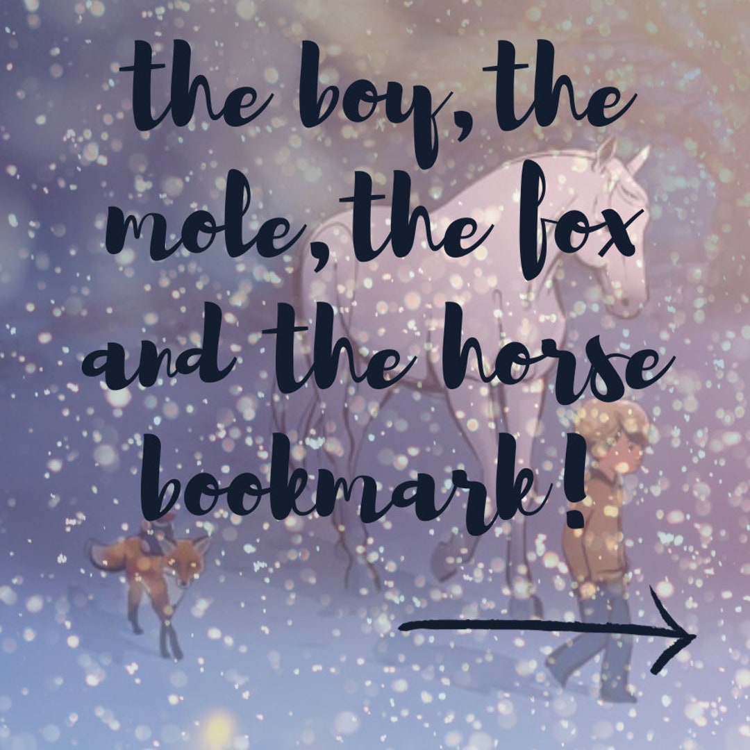 The Boy, the Mole, the Fox and the Horse Bookmark - Etsy