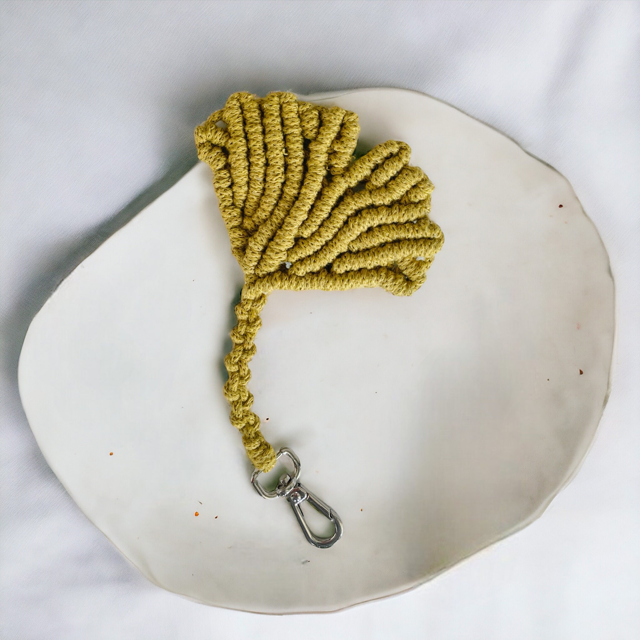 Ginkgo Leaf Key Chains, Ginkgo Biloba Keychain, Botanical Charm for Bag ...