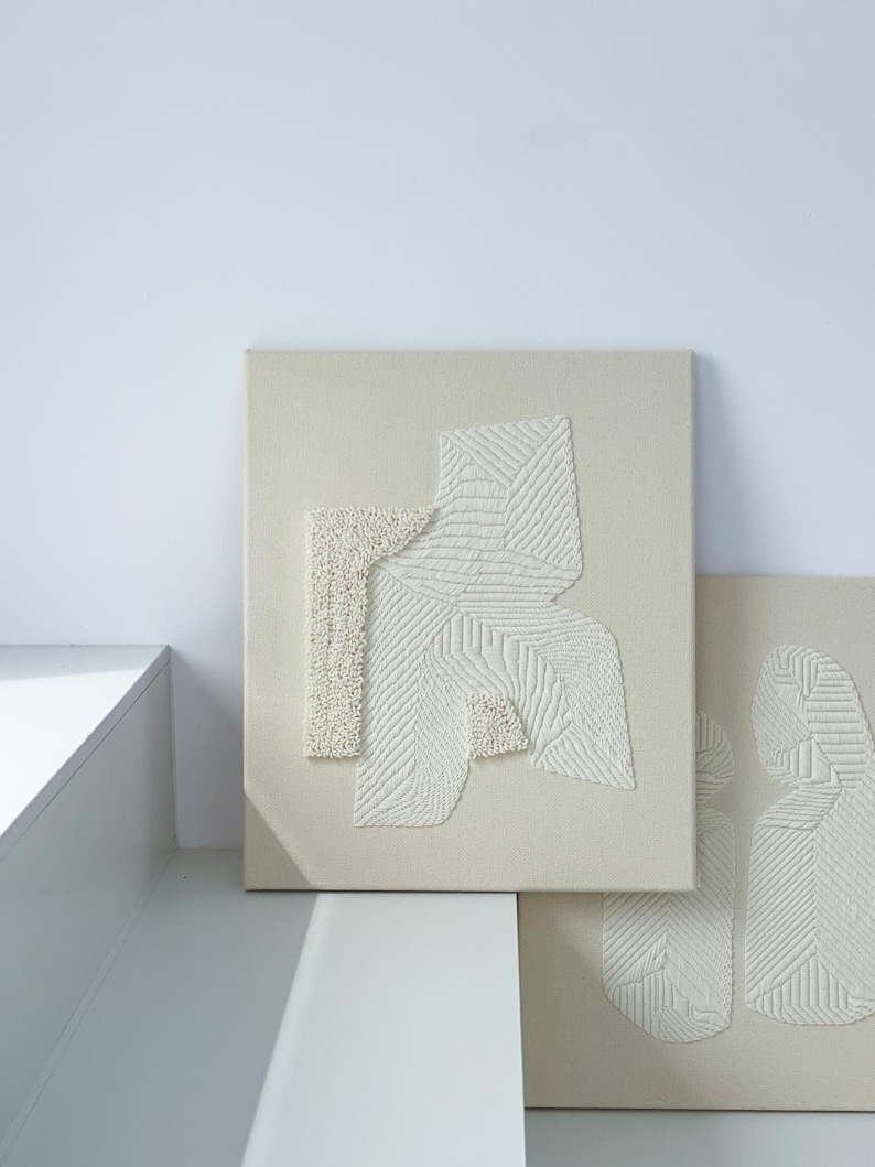 Modern Japandi Wall Art – Minimalist Textured Tapestry – Tactile ...