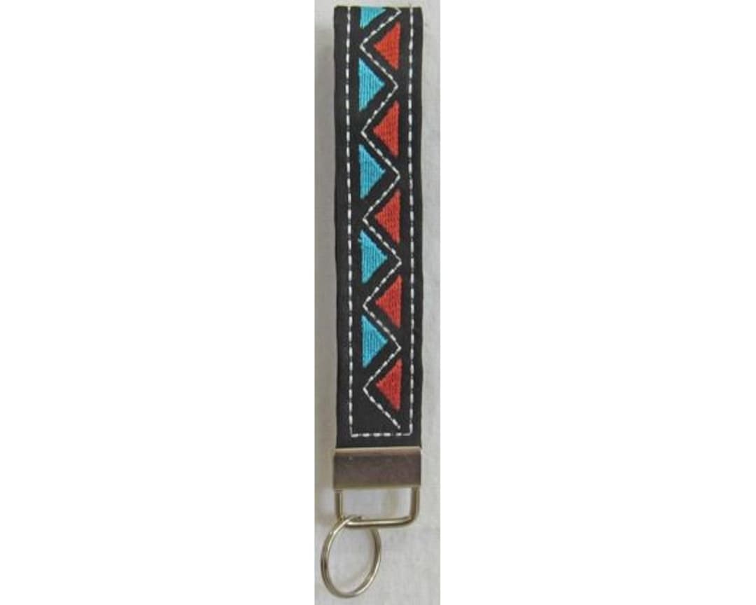 ITH Wristlet Key Fob - Machine Embroidery Design, in the Hoop Boho Chic ...