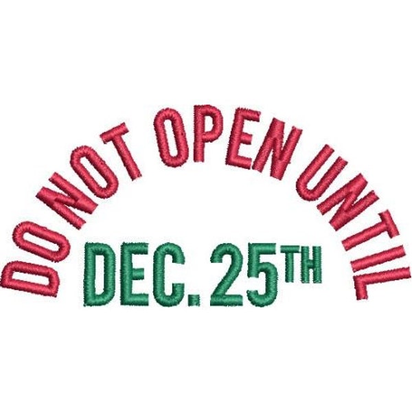 Do Not Open Until - Etsy