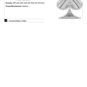 Spades Card Symbol - Machine Embroidery Design, ITH Poker Night Mug ...