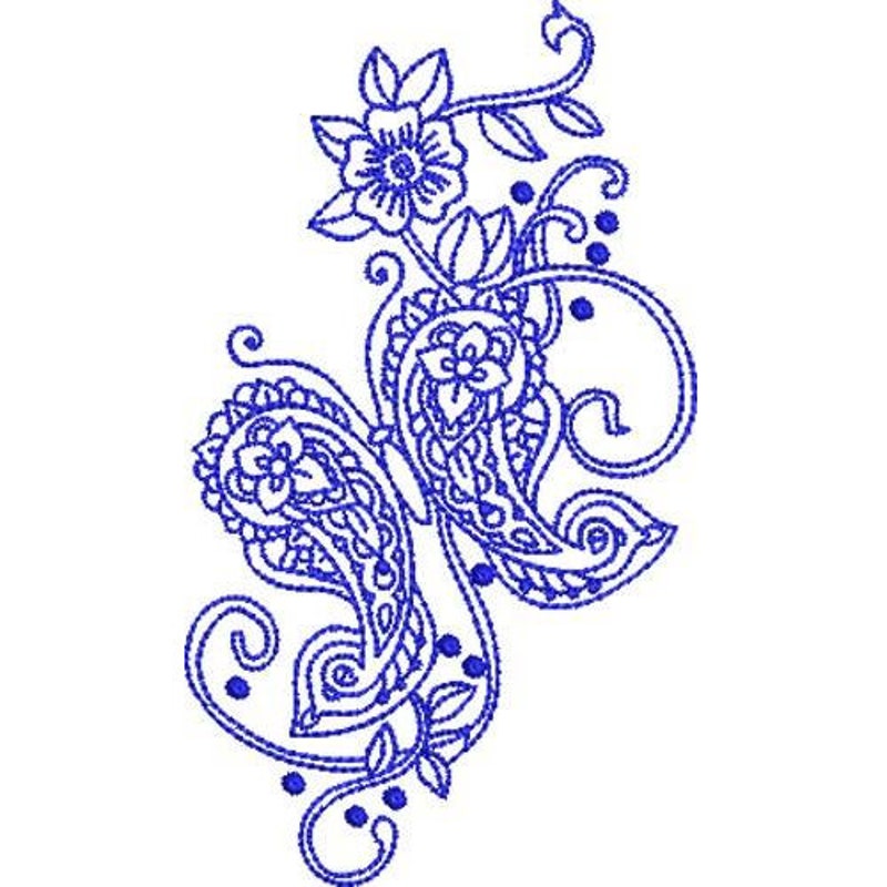 Paisley Embroidery - Etsy