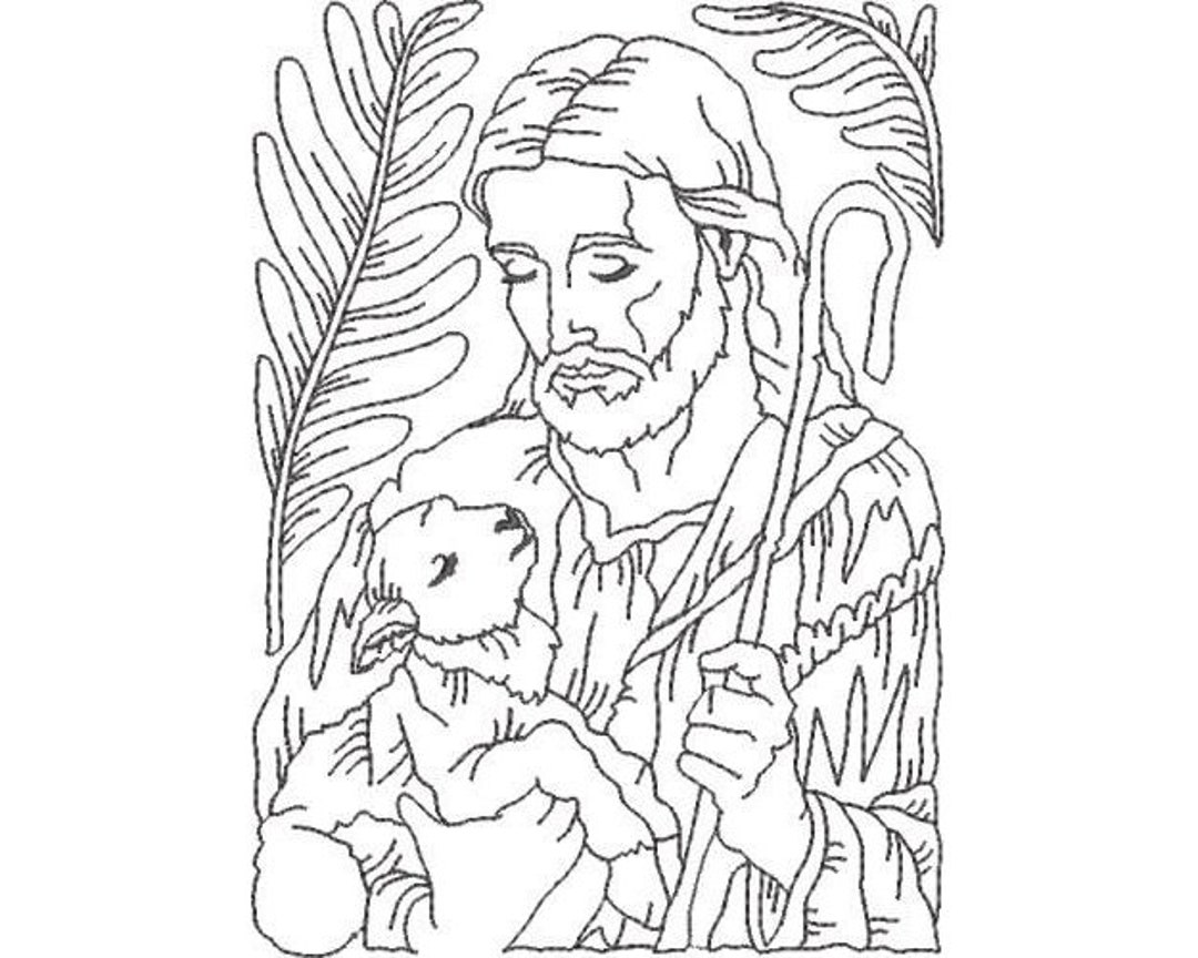 Depiction of Jesus Christ - Machine Embroidery Design, Jesus Carrying ...