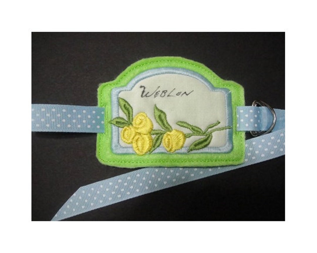 Stabilizer Label A - Machine Embroidery Project Design - Floral ...