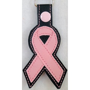 ITH Awareness Ribbon Key Fob - Machine Embroidery Project Design, in ...