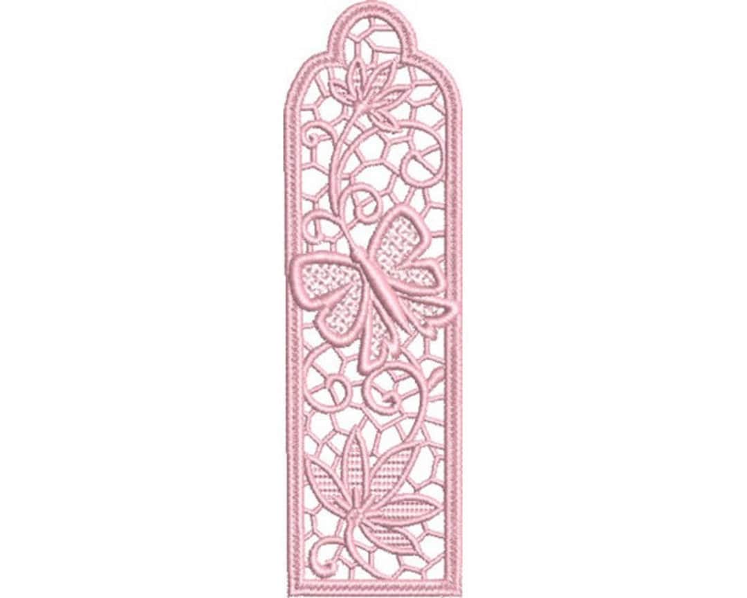 FSL Butterfly Bookmark - Machine Embroidery Design, Freestanding Lace ...