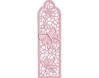 FSL Heart Bookmark Machine Embroidery Design, Freestanding Lace ...