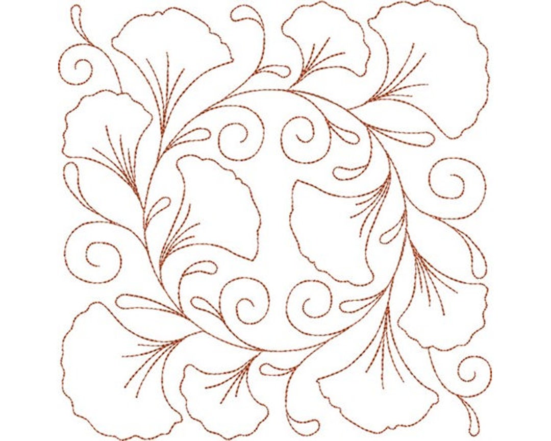 Circle of Life Flowers - Machine Embroidery Design, Autumn Flowers ...