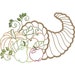 Bountiful Cornucopia - Machine Embroidery Design, Thanksgiving ...