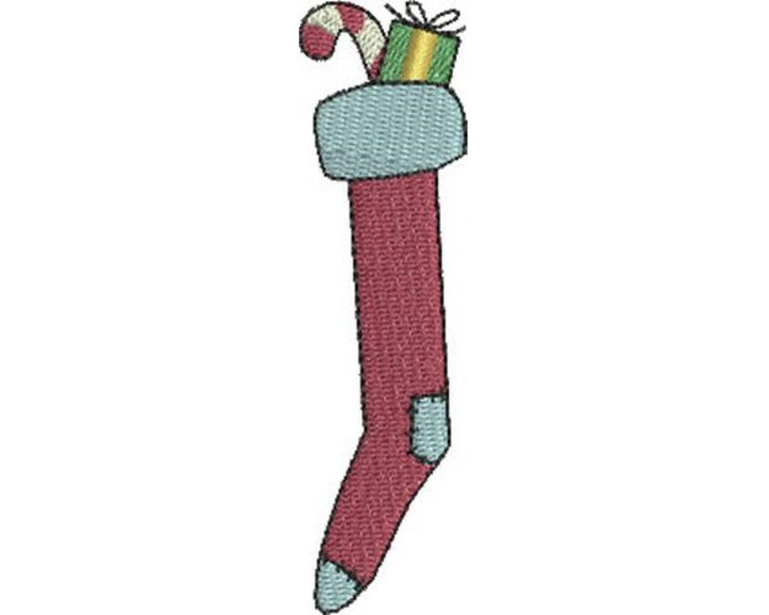 Christmas Stocking Machine Embroidery Design Christmas - Etsy