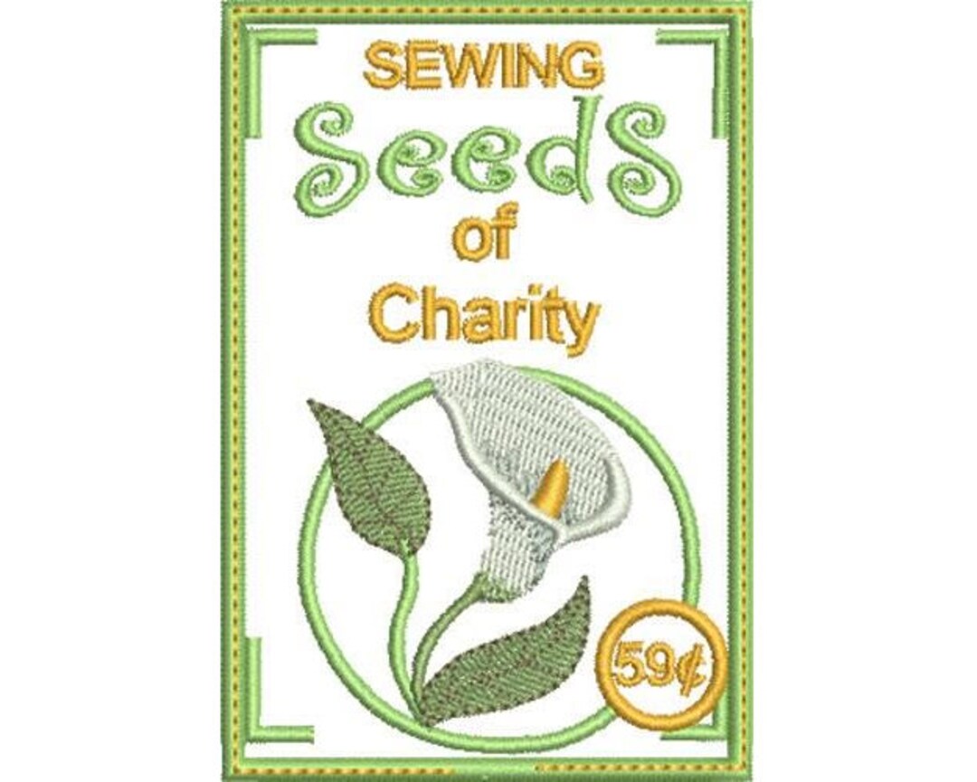 ITH Sewing Seeds Packets - Machine Embroidery Project Design, ITH ...