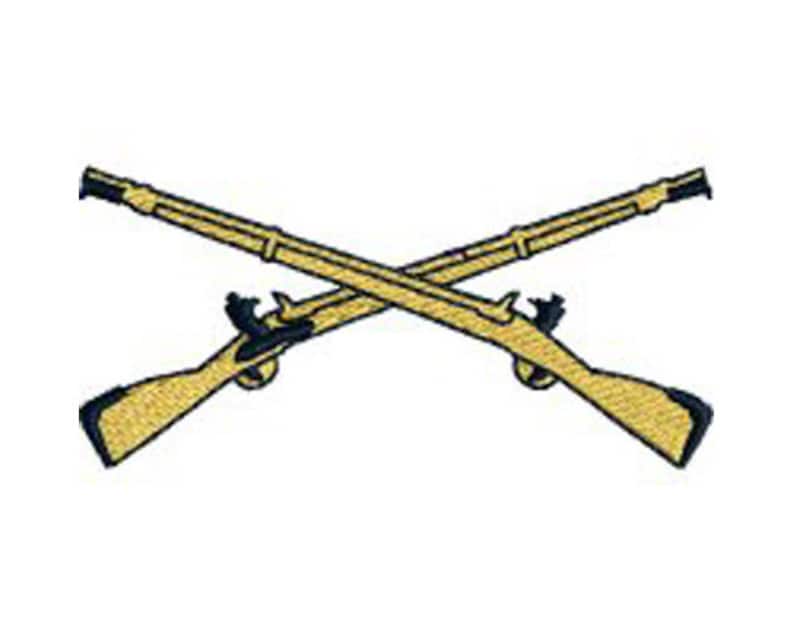 Infantry Weapons - Machine Embroidery Design, Crossed Shotguns ...
