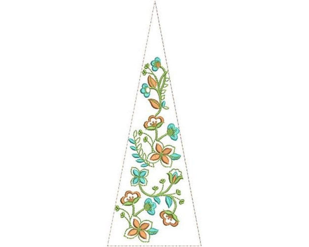 Bell Bottom Pants Insert - Machine Embroidery Design, Pants Insert ...