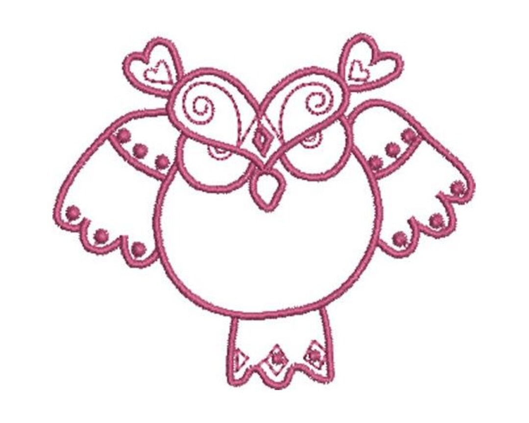 Angry Tribal Owl Machine Embroidery Design, Native American Owl ...