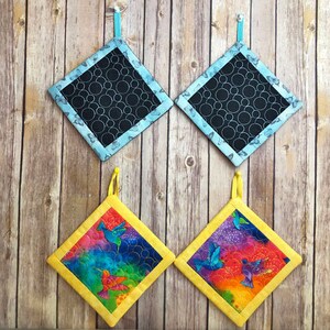 ITH Potholder - Machine Embroidery Design, in the Hoop Potholders Embroidery Pattern, Includes ...