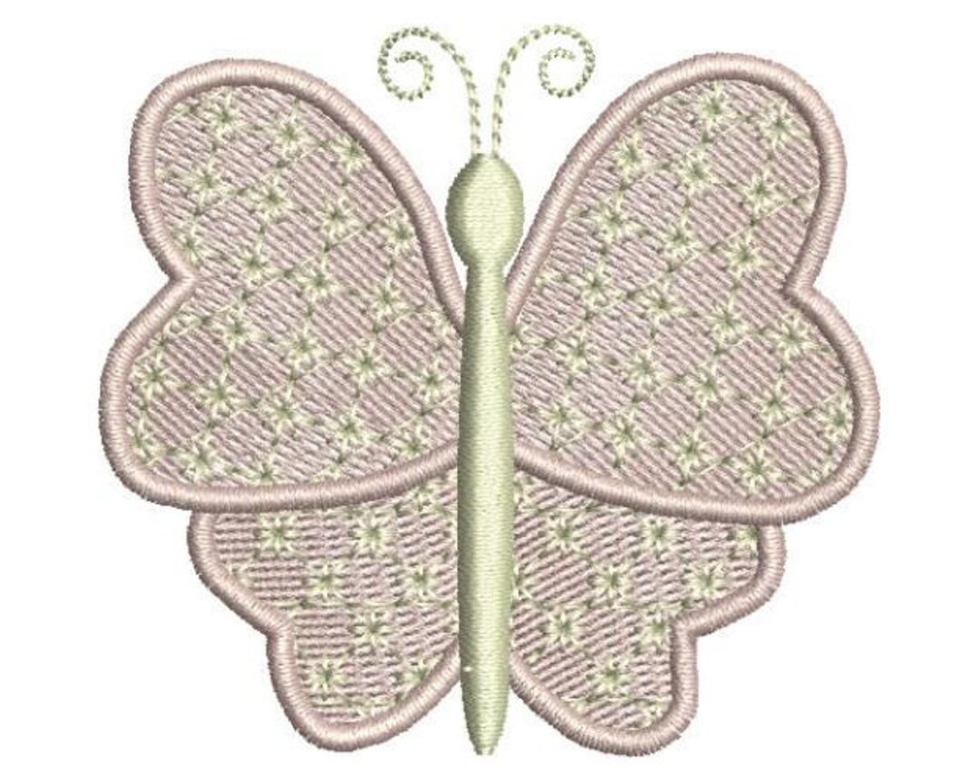 Sweetheart Butterfly - Machine Embroidery Design, Spring Butterfly ...
