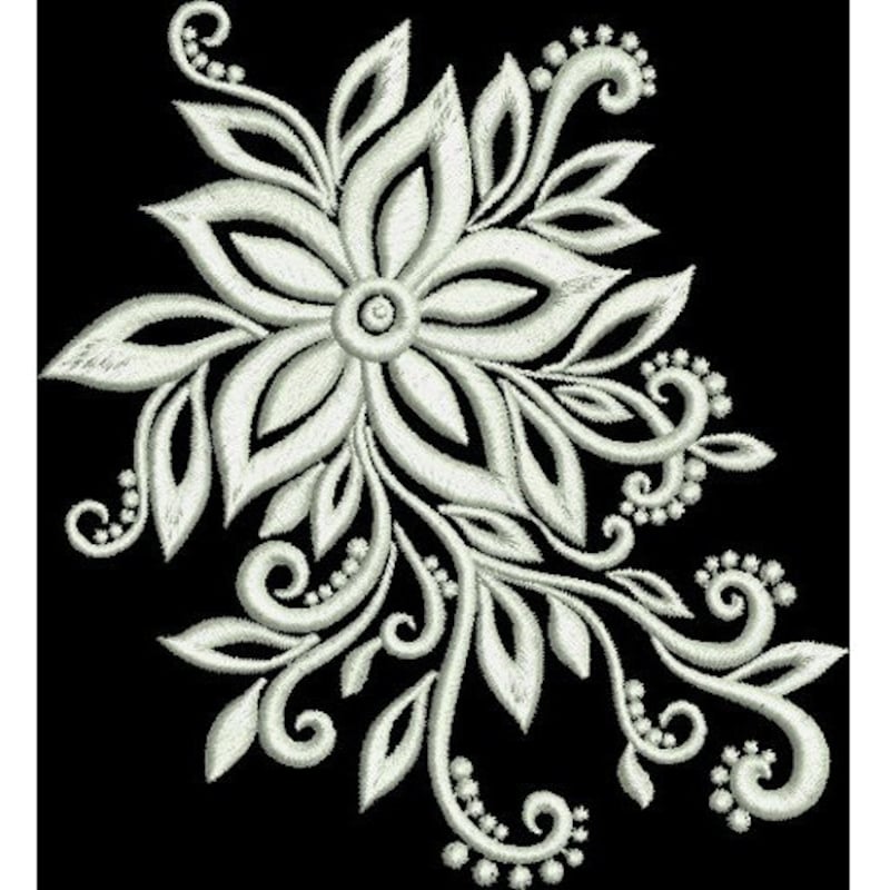 Floral Scroll Design - Etsy