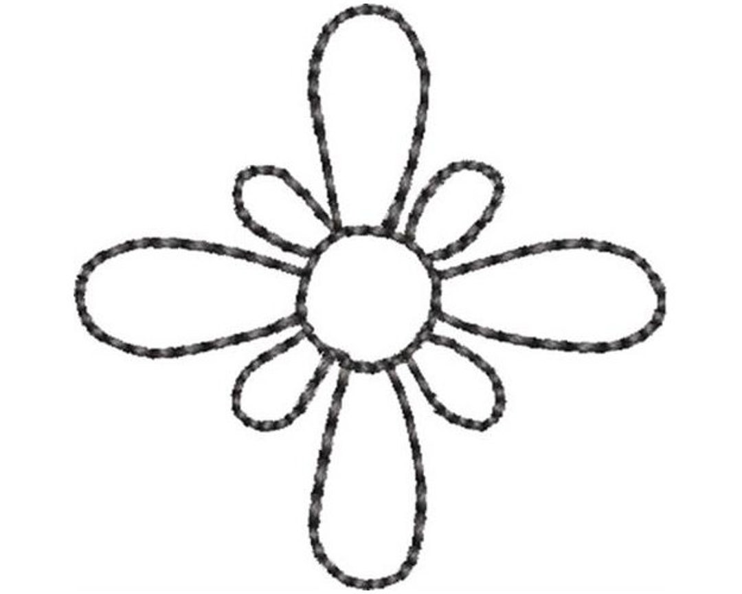 Talavera Flower Element - Machine Embroidery Design, Floral Talavera ...