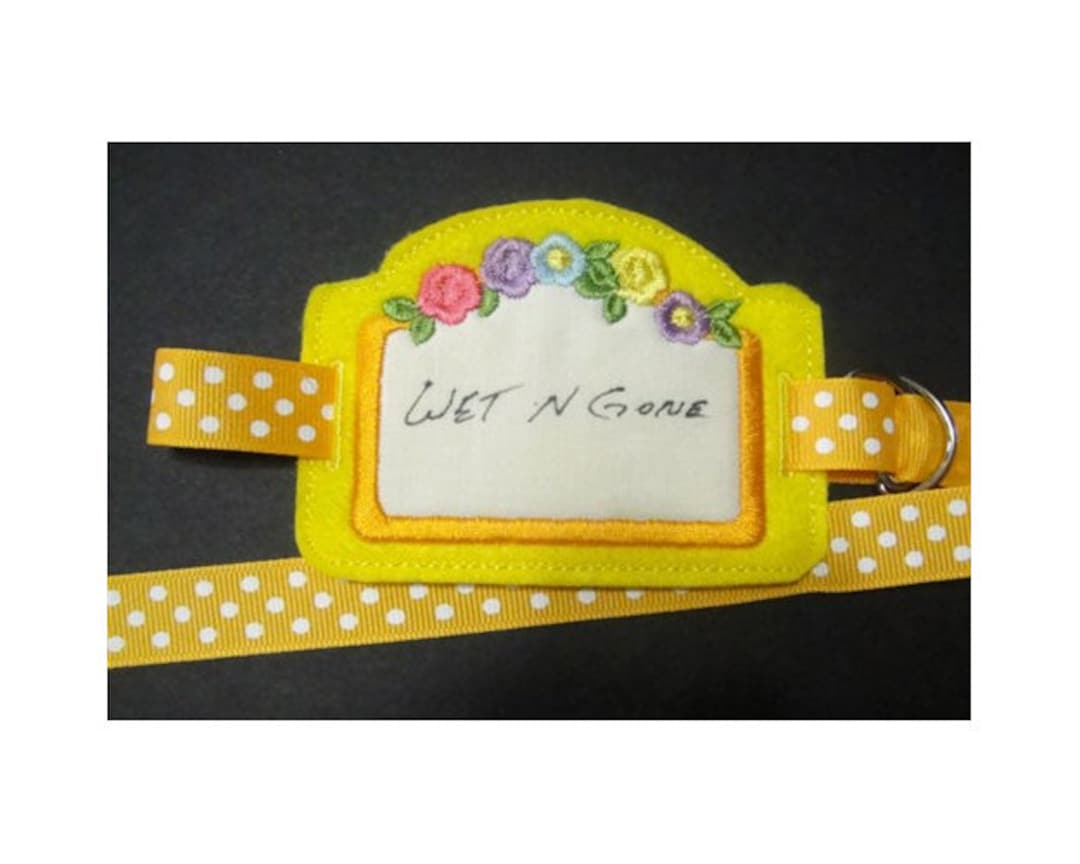 Stabilizer Label D - Machine Embroidery Project Design - Floral ...