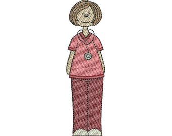 RN Machine Embroidery Design, Caduceus Embroidery Pattern, Medical ...