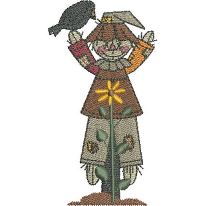 Scarecrow Embroidery - Etsy