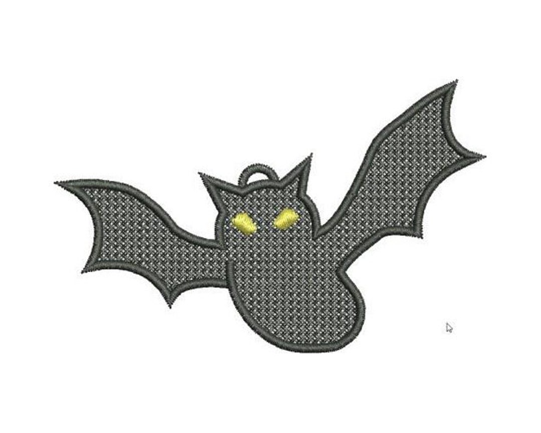 FSL Flying Bat - Machine Embroidery Design, Freestanding Lace Bat ...