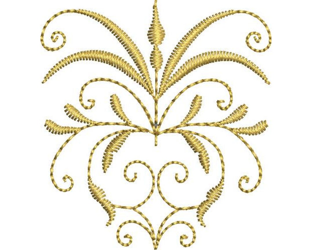 Miniature Golden Crest Machine Embroidery Design, Golden Crest ...
