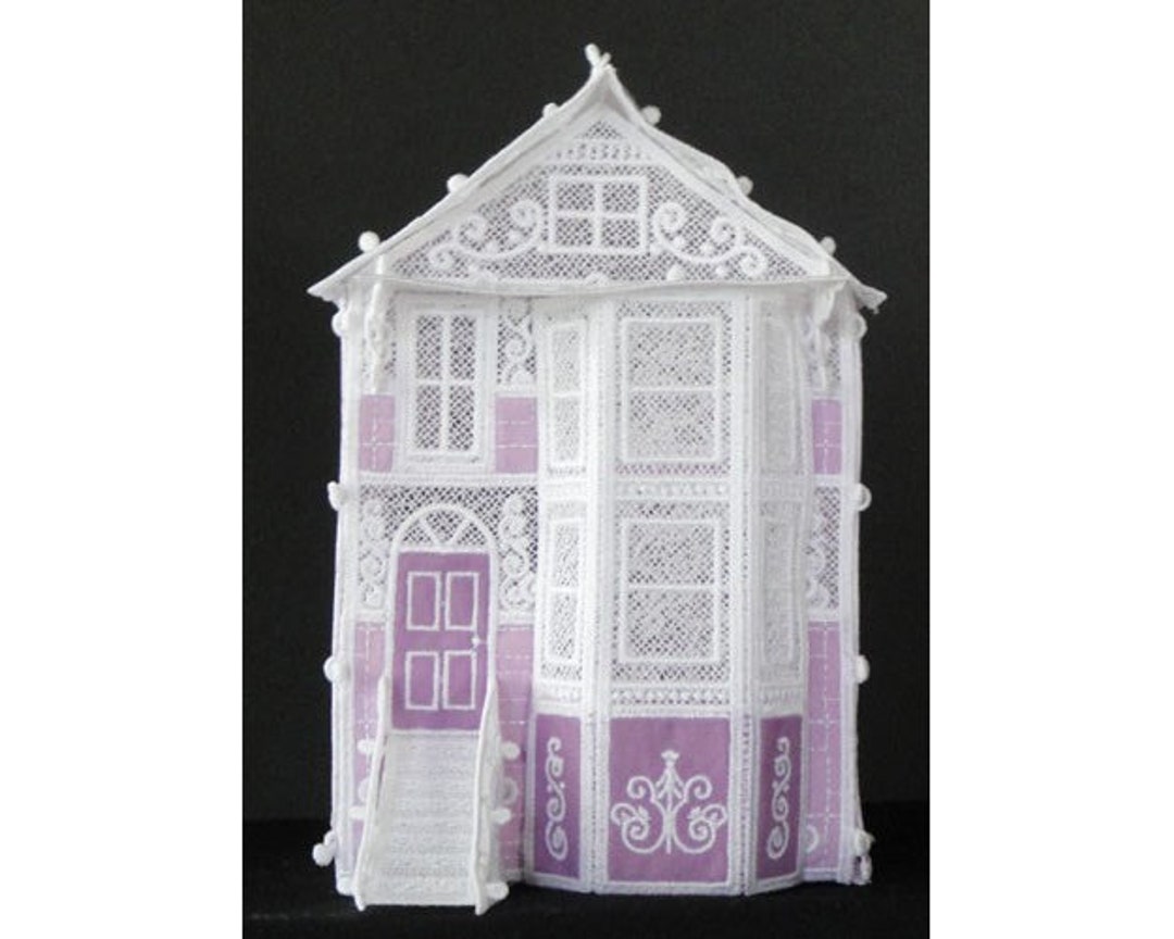 FSL & Applique Painted Lady - Machine Embroidery Design, Pastel Colored ...