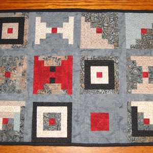 ITH Log Cabin Quilt Block - Maschinenstickerei Projekt Design, In The ...