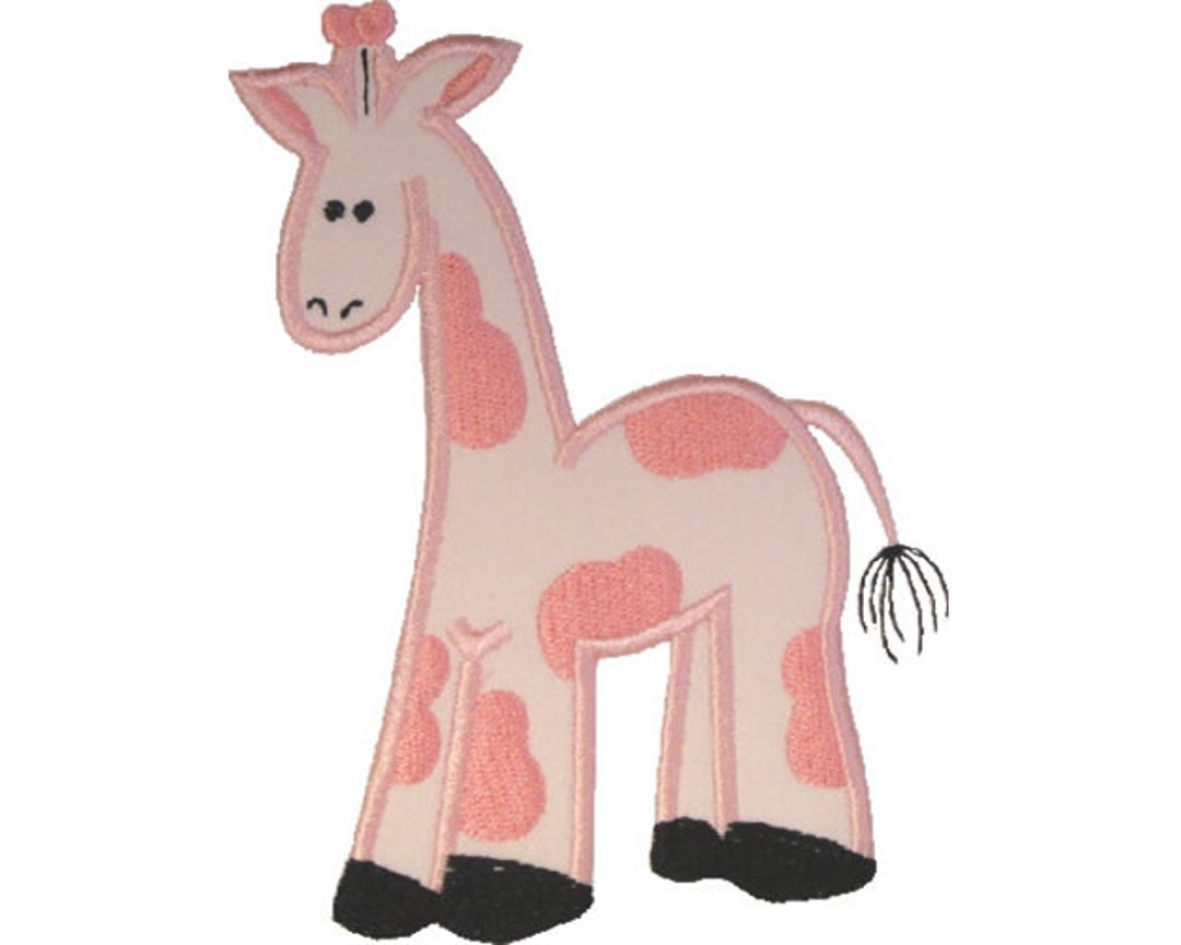 Baby Giraffe Applique - Machine Embroidery Applique Design, Giraffe ...