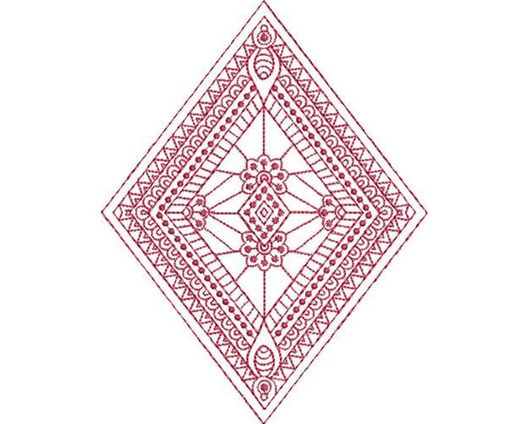 Diamonds Card Symbol - Machine Embroidery Design, ITH Poker Night Mug ...