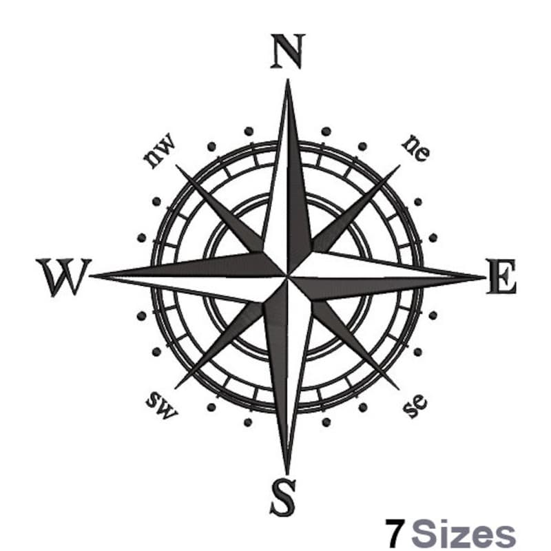 Compass Rose Design - Etsy